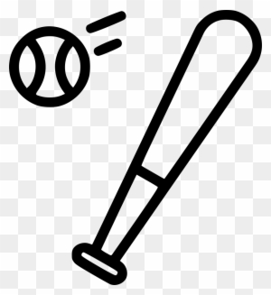 Baseball Bat Outline Clip Art