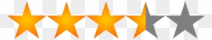 4 Stars Out Of 5 - Free Transparent PNG Clipart Images Download