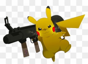 Pikachu Used Rocket Launcher By Sozo - Pikachu With Rocket Launcher ...