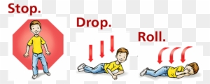 Stop - Stop Drop And Roll - Free Transparent PNG Clipart Images Download