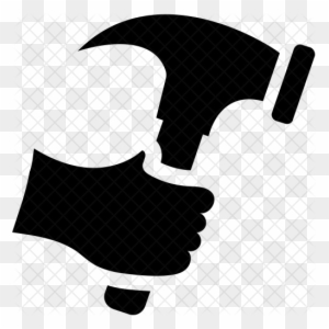 Hammer In Hand Icon - Illustration - Free Transparent PNG Clipart ...