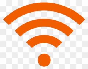 Orange Wifi Symbol