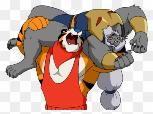 Tony And Wolf 001 Photo Tony The Tiger Wolf 001 Zpskdsxjnhj - Cartoon ...