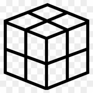 Four Blocks Cube Vector - Cube Icon - Free Transparent PNG Clipart ...
