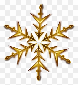 Gold Snowflake Clip Art At Clker - Gold Snowflake Clipart - Free ...