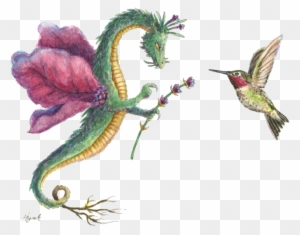 Chasing Hummingbirds By Araless - Hummingbird Dragon - Free Transparent ...