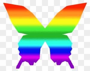 Mmd Butterfly Rainbow Textures By Manakh - Rainbow Butterfly Png - Free ...