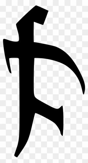 Gothic Glyph 1 - Glyph - Free Transparent PNG Clipart Images Download