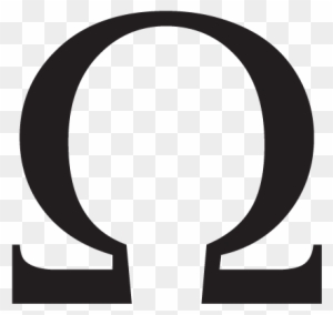 Theme Step - Omega Symbol Black And White - Free Transparent PNG ...