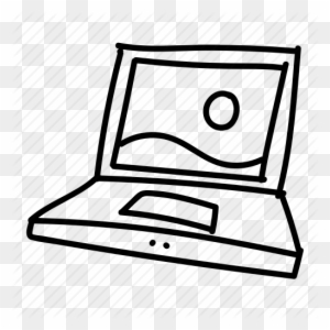 Drawing Of A Laptop - Free Transparent PNG Clipart Images Download