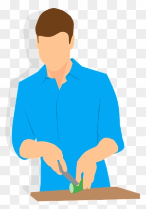 Cooking, Man, Knife, Cutting, People, Desktop, Isolated - Knife Cutting ...