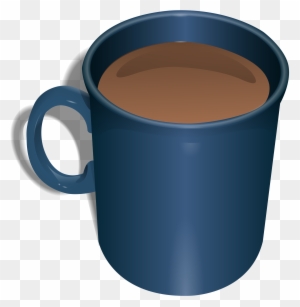 Big Image - Coffee In Blue Mug - Free Transparent PNG Clipart Images ...