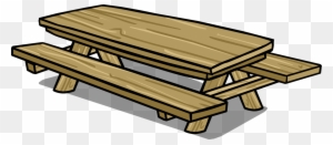 Picnic Table Sprite 003 - Transparent Picnic Table Clip Art - Free ...