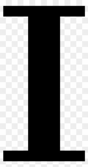 Letter I Clip Art Black And White Clipart Black And White Capital