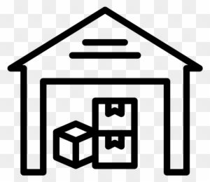 Inventory Mgmt - - Warehouse Clipart Black And White - Free Transparent ...
