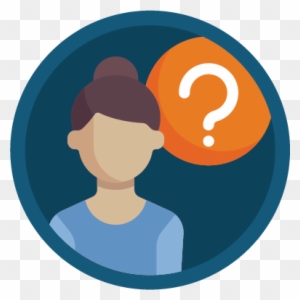 Lady With A Question Icon - Health Care - Free Transparent PNG Clipart ...