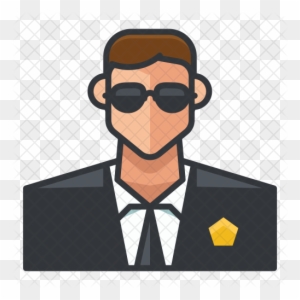 Secret Service Man Icon - Avatar - Free Transparent PNG Clipart Images ...