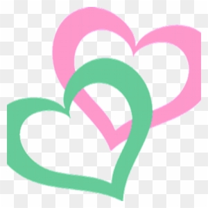 Heart Border Hearts And Pink Stars Free Borders Clip - Hearts And Stars ...