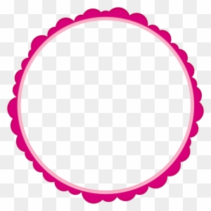 Scallop Label Clipart 4 By Don - Frame Bulat Png - Free Transparent PNG ...