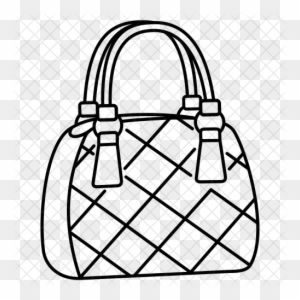 Bag Icon - Ladies Bag Line Art - Free Transparent PNG Clipart Images ...