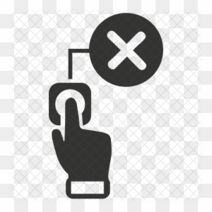 Biometric Rejection Icon - Rejection Icon - Free Transparent PNG ...