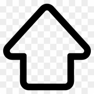 Up Arrow Outline Vector - Arrow Icon Outline Png - Free Transparent PNG ...