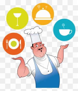 Chef Cooking - Vector Seafood - Chef Vector - Free Transparent PNG ...