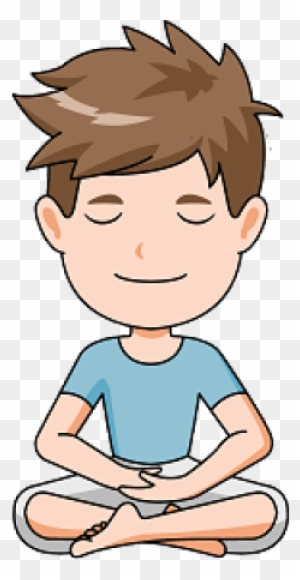 Boy Meditating Cliparts - Calm Clip Art - Free Transparent PNG Clipart ...