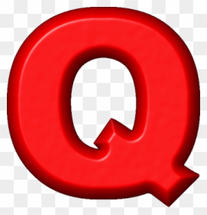 Letter Q In Red - Free Transparent PNG Clipart Images Download