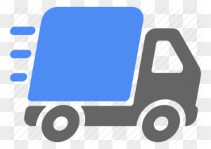 Speeding Delivery Truck Clipart