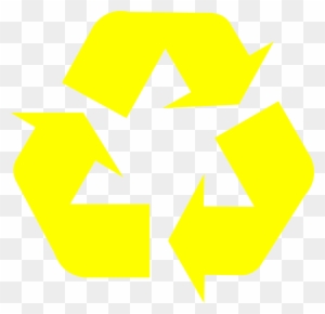 Yellow Universal Recycling Symbol / Logo / Sign - Yellow Recycle Symbol ...