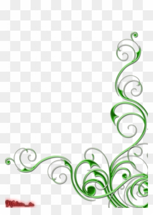 Swirl Borders Clip Art Free Download - Simple Corner Border Designs Png ...