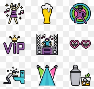 Discotheque 40 Icons - Disco Icons - Free Transparent PNG Clipart ...