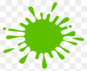 Colour Splash Stickers - Green Paint Splodge - Free Transparent PNG ...