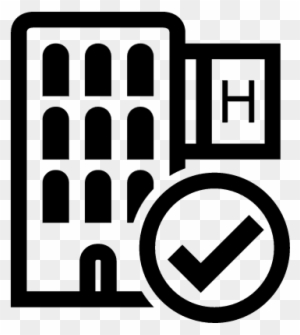 Hotel Check Symbol Vector - Hotel Check In Icon - Free Transparent PNG ...