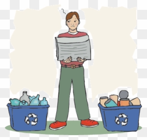 Boy With Recycling - Proper Waste Disposal Gif - Free Transparent PNG ...