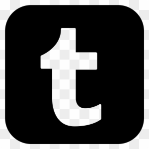 Black Tumblr Logo Icon