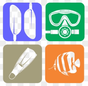 Scuba Flag, Scuba - Diving Flag Icon - Full Size PNG Clipart Images Review