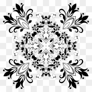 Vektor Bunga Hitam Putih Png 1 Png Image - Black Flowers Clipart Png ...