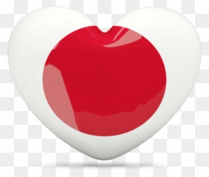 Illustration Of Flag Of Japan - Japan Flag Heart Png - Free Transparent ...