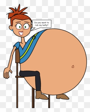 Stacy's Belly Button Wants To Pop By Angry-signs - Belly Inflation ...