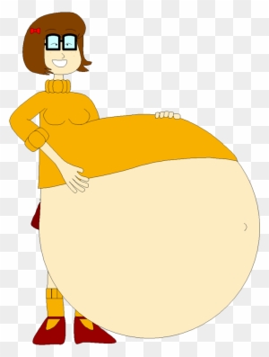 Daphne Rubs And Pats Velma's Belly By Angry-signs - Fat Velma Scooby ...