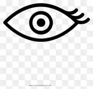 Dibujo De Ojo Para Colorear - Coloring Book - Full Size PNG Clipart ...