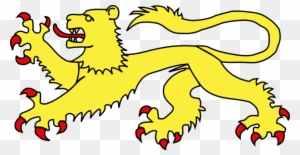Lion Passant Guardant Or - Heraldic Lion Passant Guardant - Full Size ...