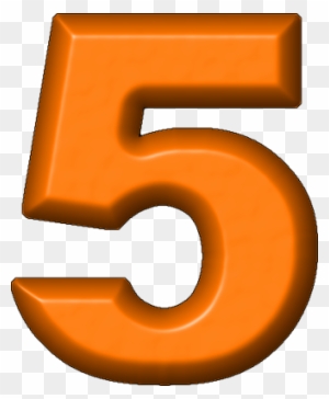 Number 5 Orange