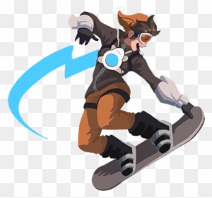 Tracer Alternate Cute Spray Clipart Black And White - Overwatch ...