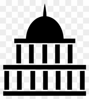 White House Clipart Government Symbol - Government Flat Icon - Free ...