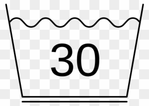 Laundry Symbol Wash 30 Delicate - Machine Wash 30 Symbol - Free ...