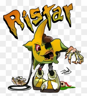 Ristar Zombie By Rab - Sonic & Ristar - Free Transparent PNG Clipart ...
