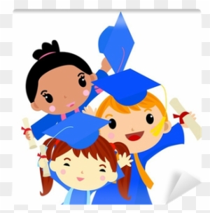 Graduation Kids Cartoon - Free Transparent PNG Clipart Images Download